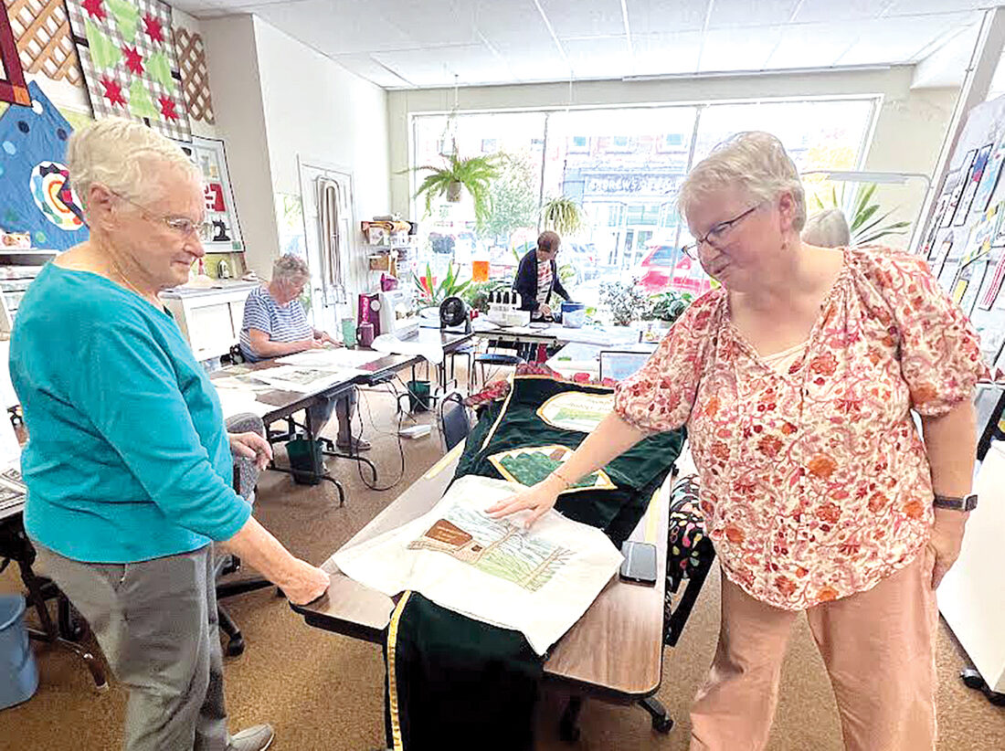 Elkins Sewing Center creates 15-foot skirt | News, Sports, Jobs - The ...